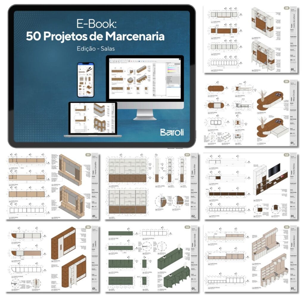 E-books – 100 Detalhamentos Marcenaria – Mari Baroli